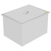 VEVOR 50 Qt Cooler Ice Chest 304 Stainless Steel Drop in to keep taste ...