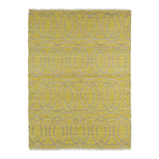 Kaleen Kenwood Collection Rug, Yellow, 8'x11' - Contemporary - Area ...