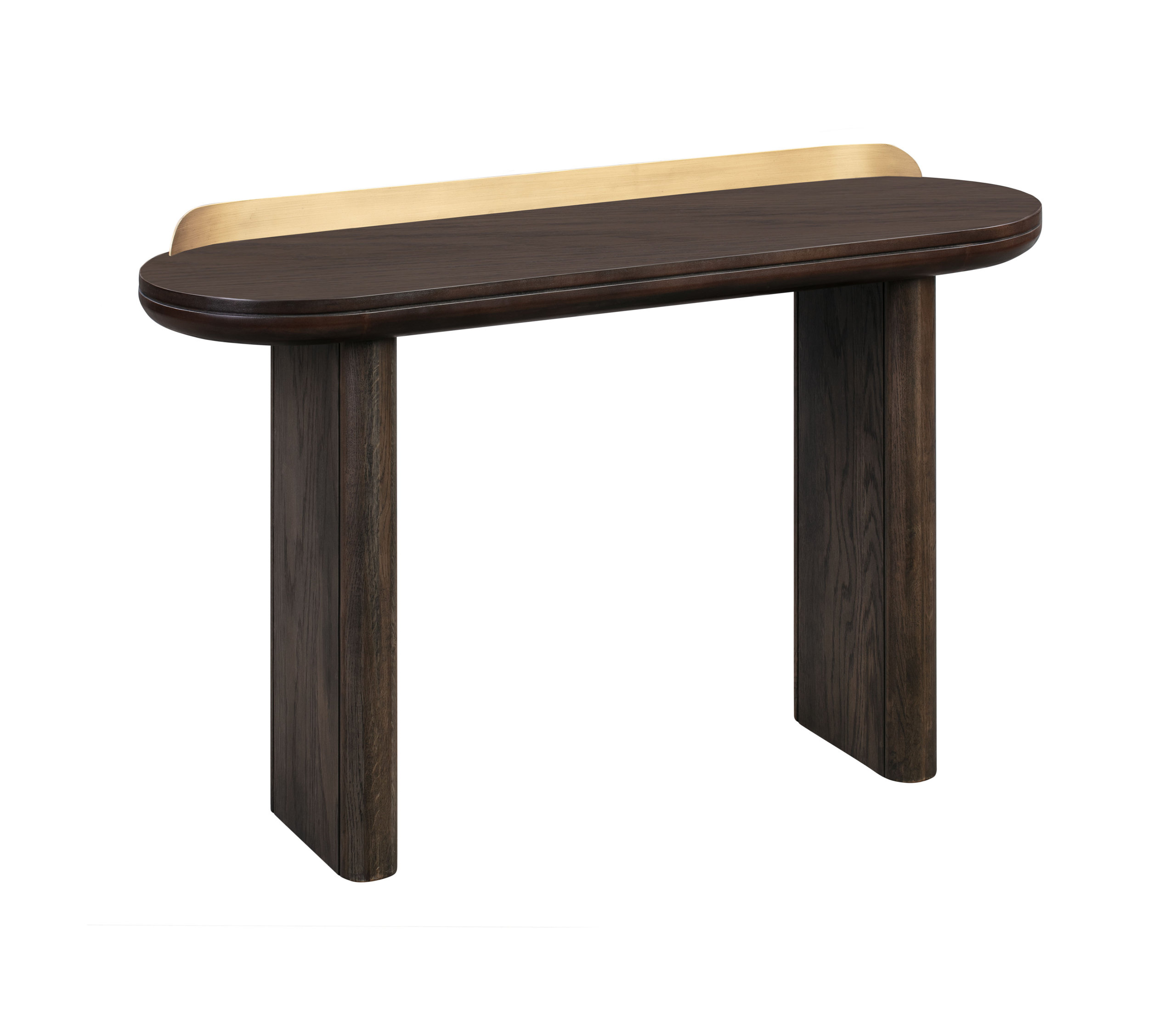 Braden Brown Desk/Console Table - Brown - Transitional - Console Tables ...