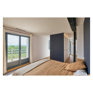 Rénovation complète d'une ferme au Pays Basque - Modern - Bedroom ...
