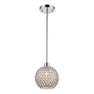 Kent Mini Pendant, Chrome - Contemporary - Pendant Lighting - by ...
