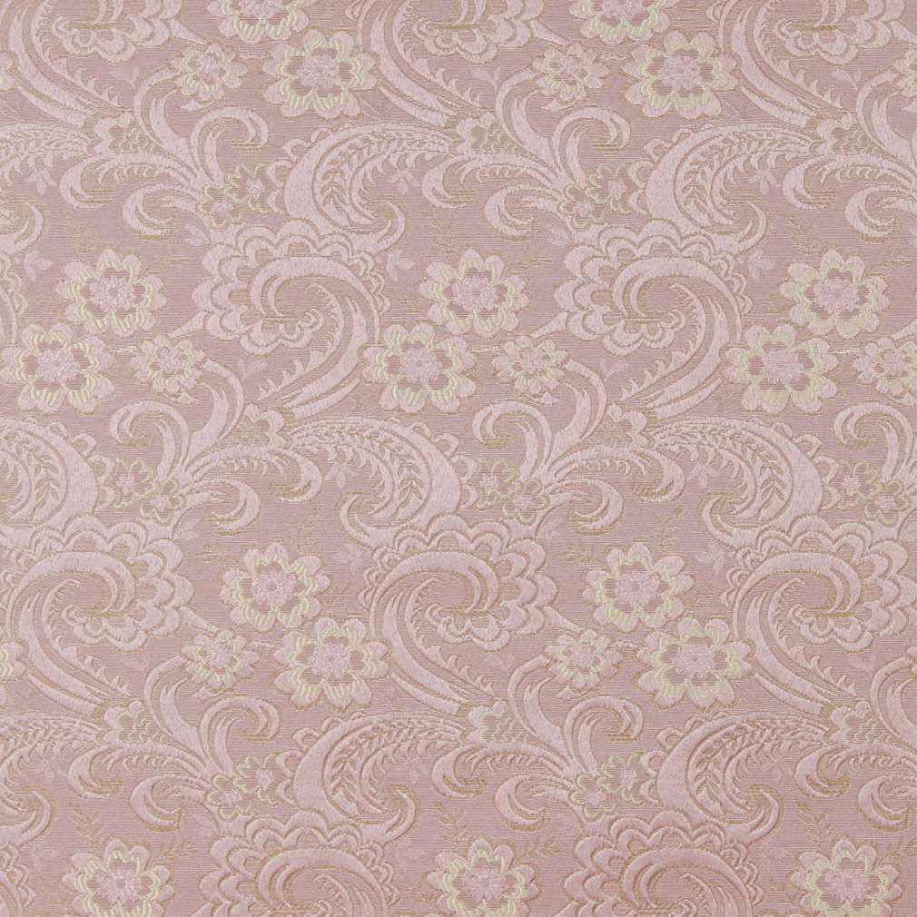 Pink Floral woven Upholstery Fabric by the Yard, By The Yard 54" Wide ...