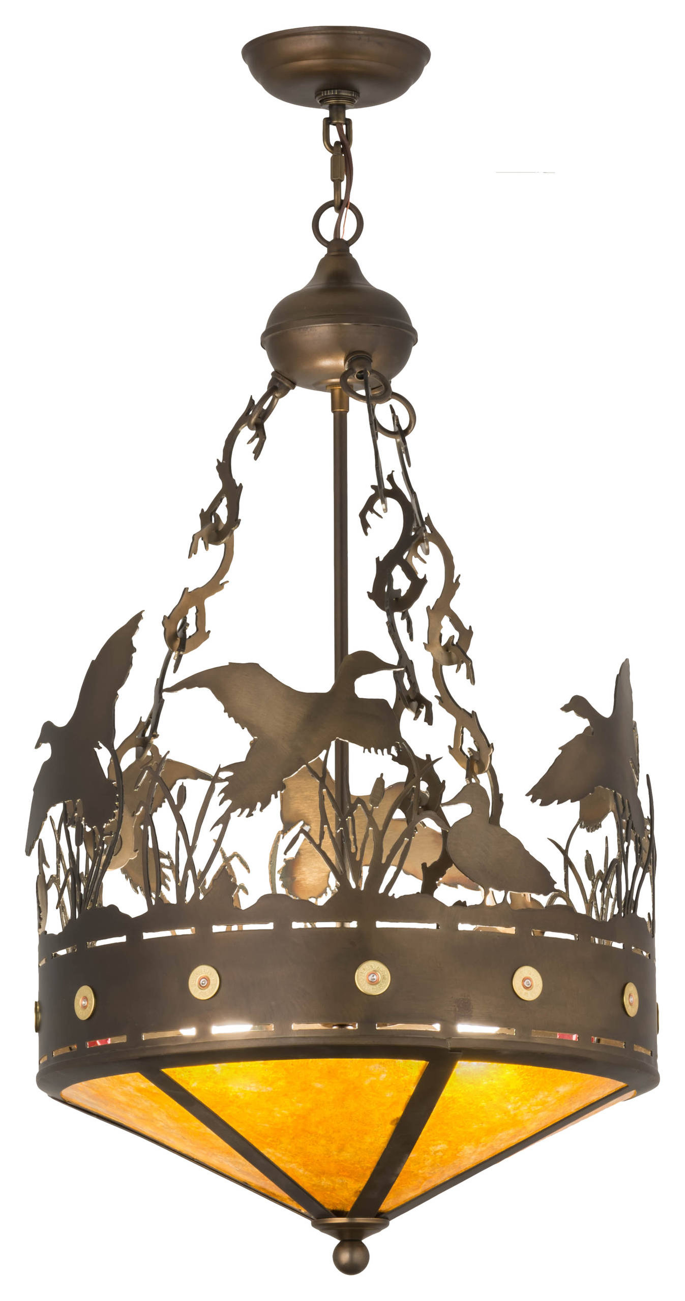 16W Ducks in Flight Inverted Pendant - Rustic - Pendant Lighting - by ...