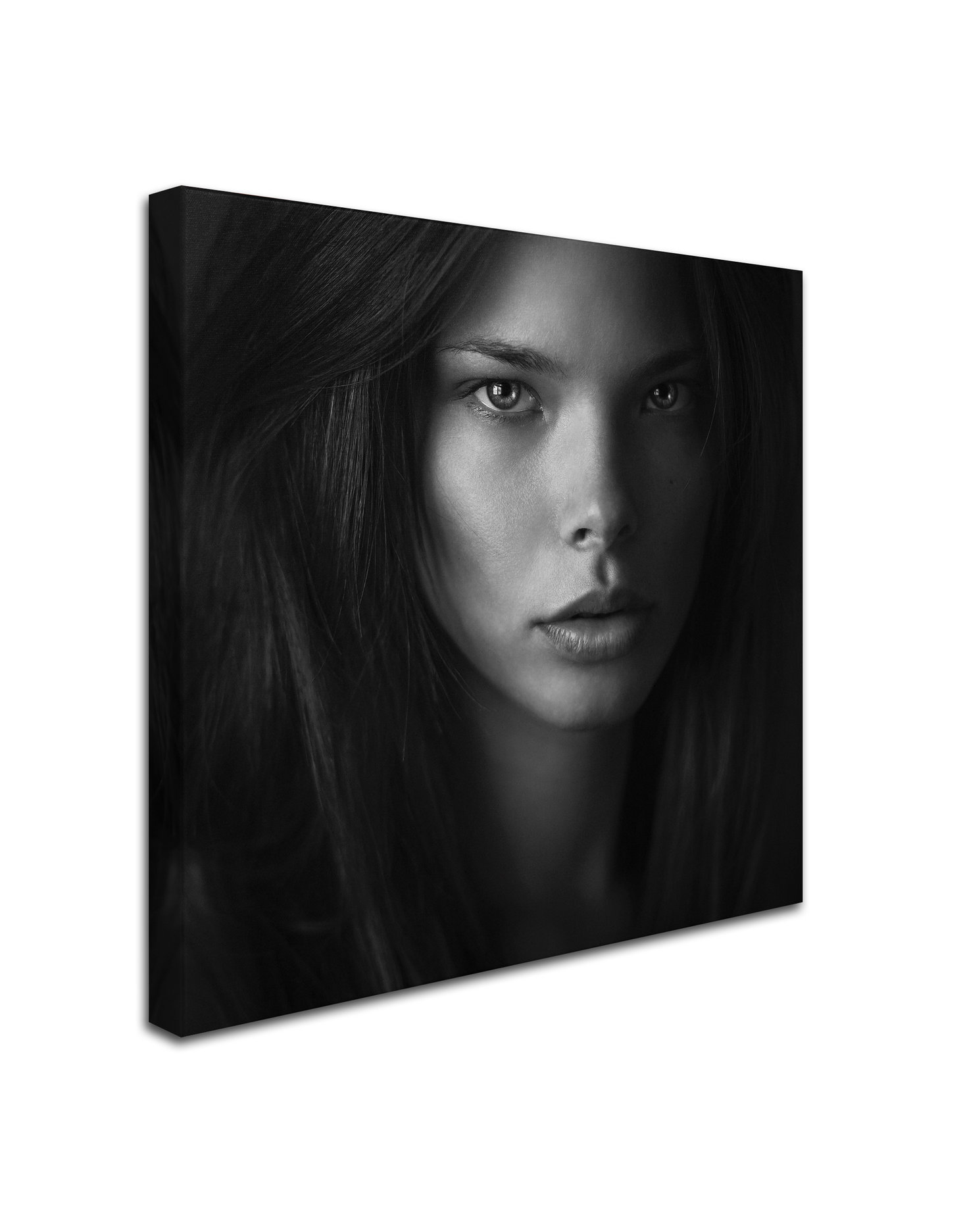 M Kobal 'Aleksandra' Canvas Art, 18"x18" - Contemporary - Prints And ...