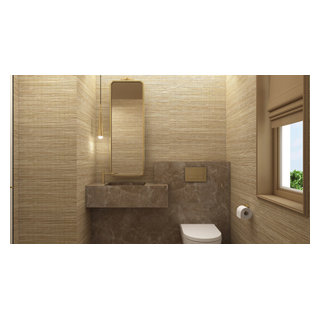The Major - Modern - Powder Room - Chicago - by AYYA Design Haus | Houzz