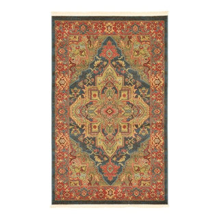 Traditional Azar Area Rug, 3'3"x5'3" - Mediterranean - Area Rugs - by ...