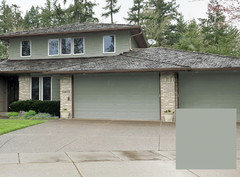 Choosing siding color to go with "purplish" brick