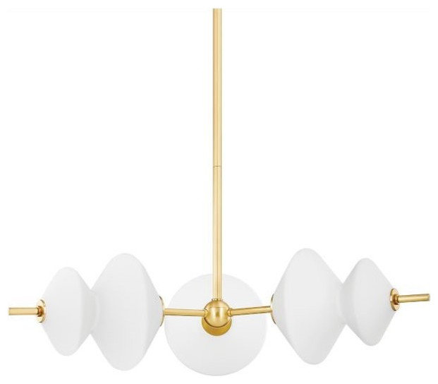 Hudson Valley Lighting 7403 Barrow 3 Light 60"W LED Chandelier ...