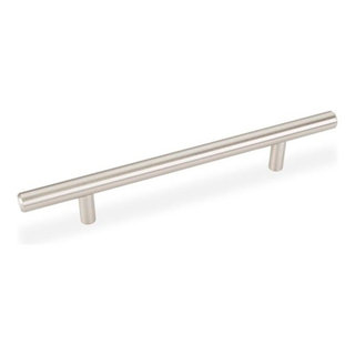 Elements Naples 5" Bar Pull - Satin Nickel - Modern - Cabinet And ...