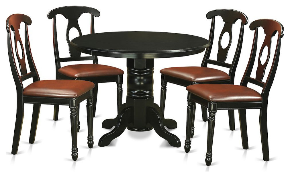5-Piece Table Set, Table and -Dining Chairs - Traditional - Dining Sets ...