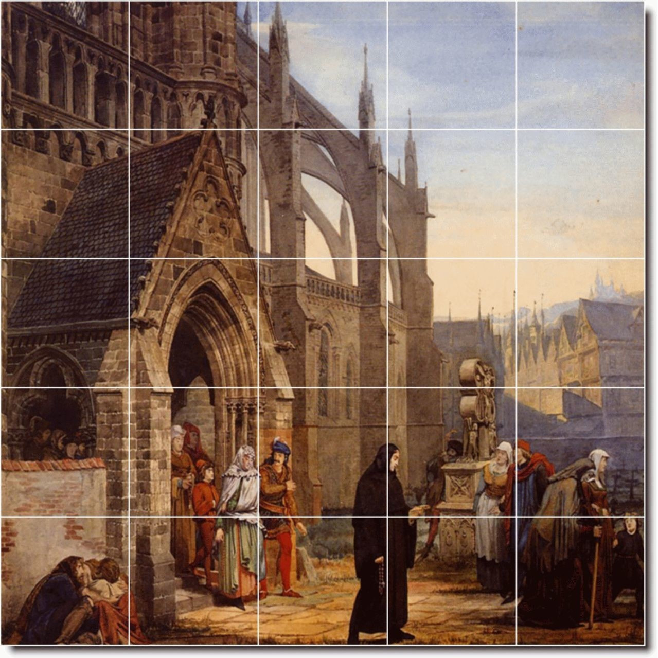 Lawrence Alma-Tadema Historical Painting Ceramic Tile Mural #89, 30 ...