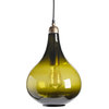 Mallorie Green Glass Pendant Light - Contemporary - Pendant Lighting ...