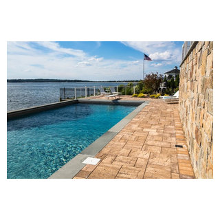Long Island Double Decker Pool Patio - Pool - New York - by Cambridge ...