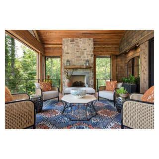 Walnut Cove Idea Home - Rustic - Verandah - Other - by Dillard-Jones ...