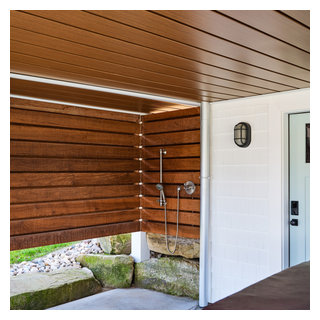 Quality Edge® Inside Out® Underdecking in Light Cherry - Modern ...