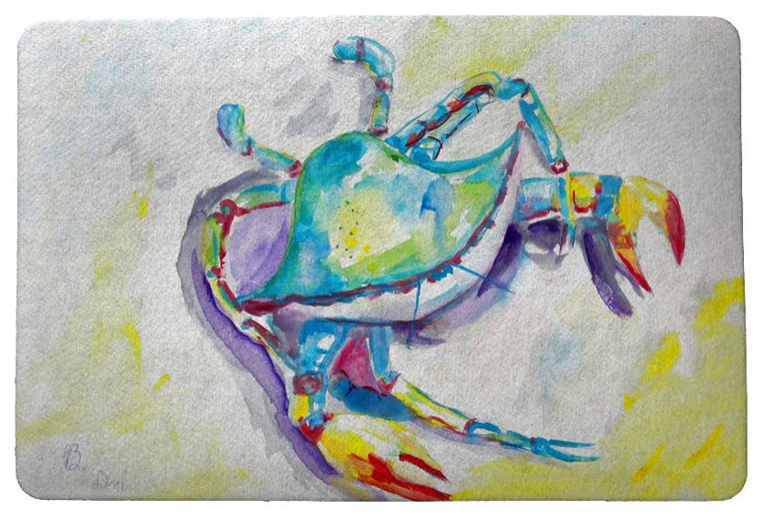 Betsy Drake Facing the Waves Door Mat 18x26, One Size - Beach Style ...