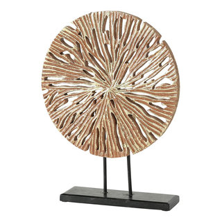 Circle Sculpture, 15.75" - Contemporary - Decorative Objects And ...