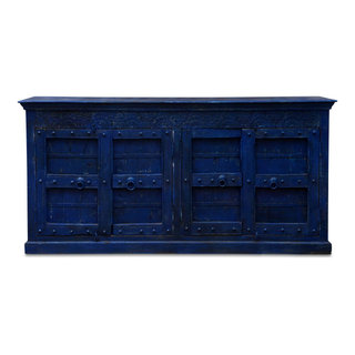 Woodland Blue Buffet cabinet 72" - Farmhouse - Buffets And Sideboards ...