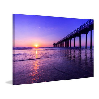 "Shine On" Painting Print on Wrapped Canvas, 30x20 - Contemporary ...