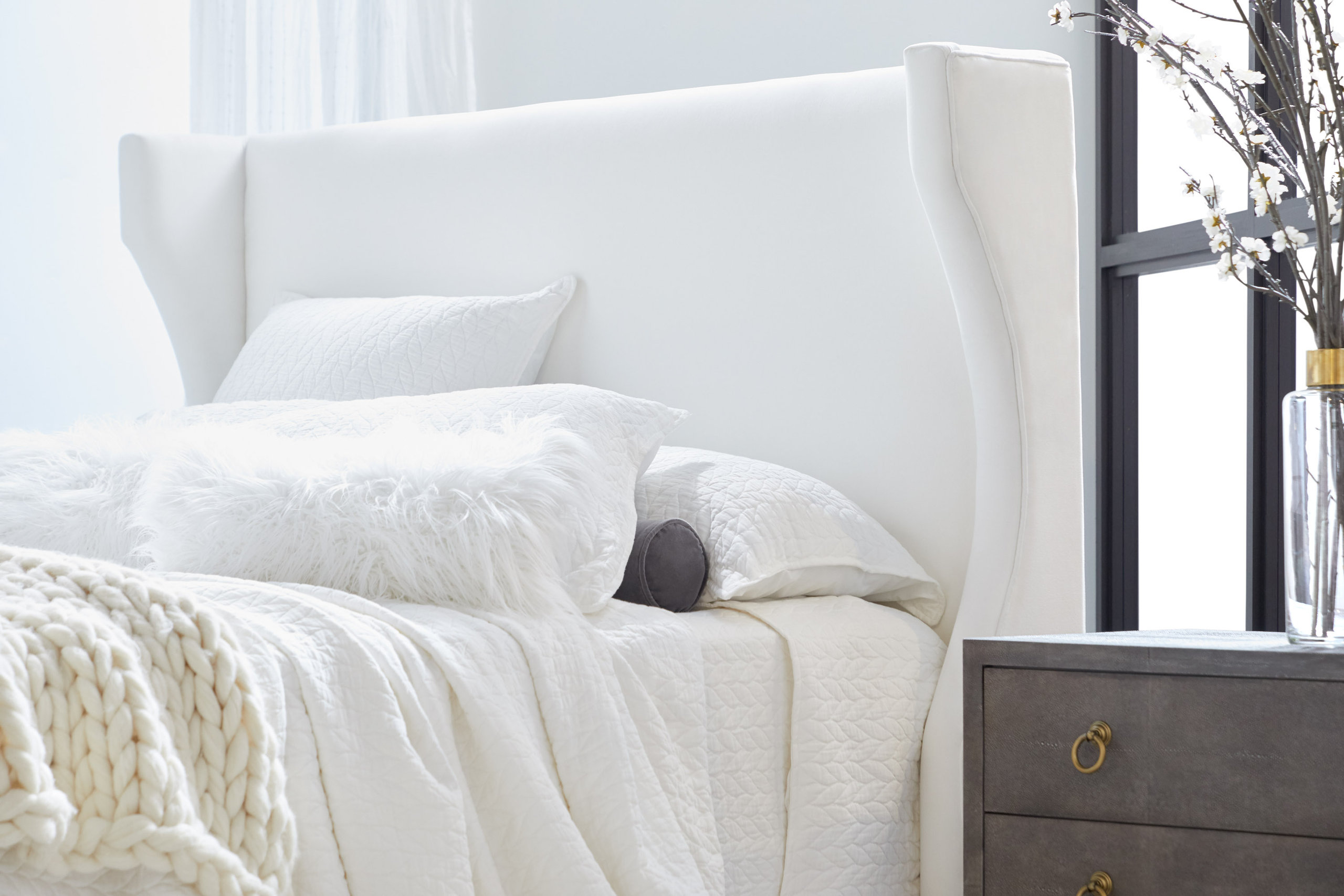 Balboa Cal King Bed - Transitional - Platform Beds - by Massiano | Houzz