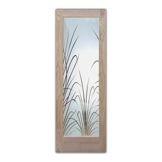 Interior Prehung Door or Interior Slab Door - Wispy Reeds - Primed - 28 ...