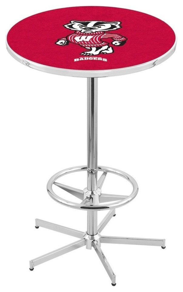 Wisconsin "Badger" Pub Table - Eclectic - Indoor Pub And Bistro Tables ...