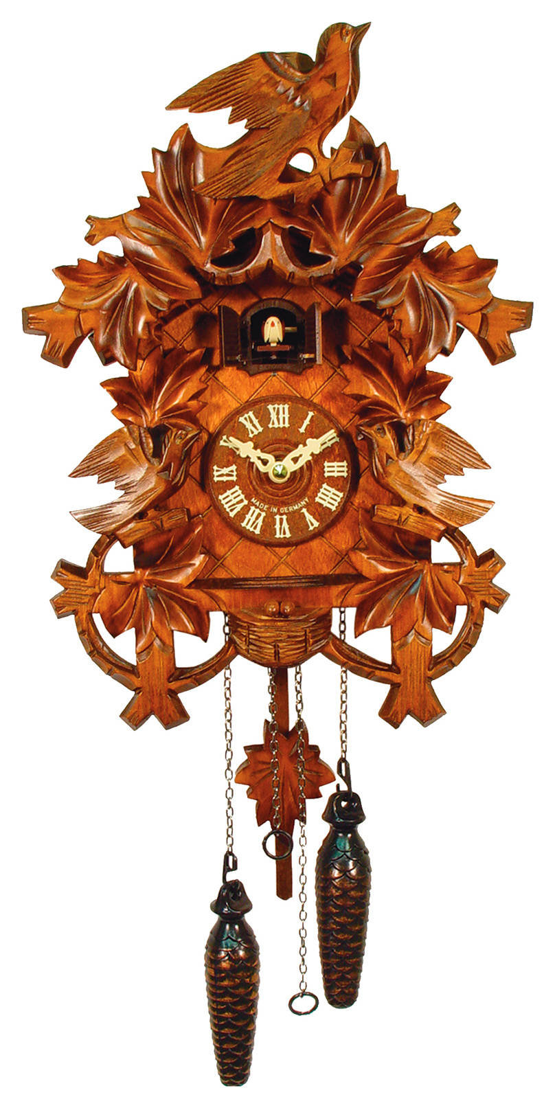 Engstler Battery-Operated Cuckoo Clock- Full Size - Rustic - Cuckoo ...
