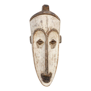 Ceremonial Painted Fang Ngil Mask - Tropical - Wall Sculptures - by De ...