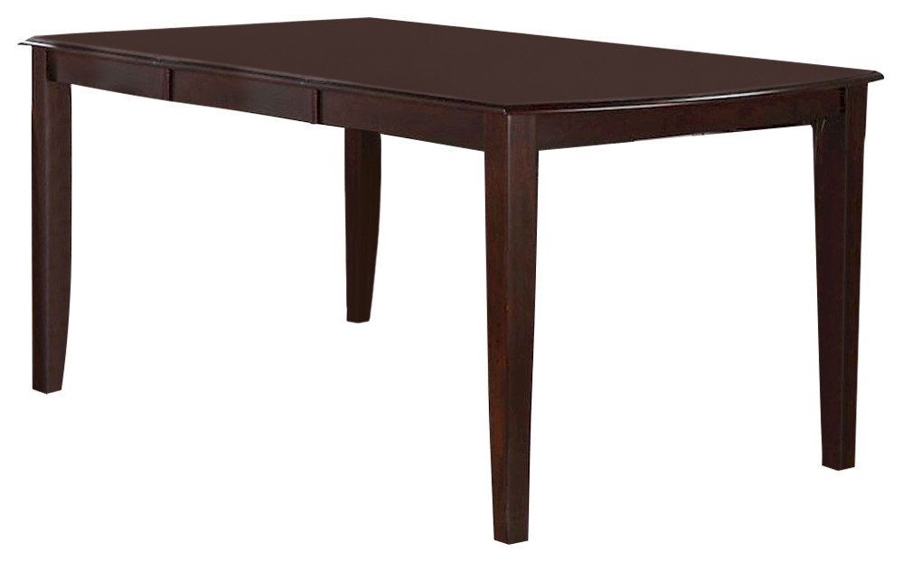 Benzara BM179938 Contemporary Style Wood Dining Table, Dark Cherry ...