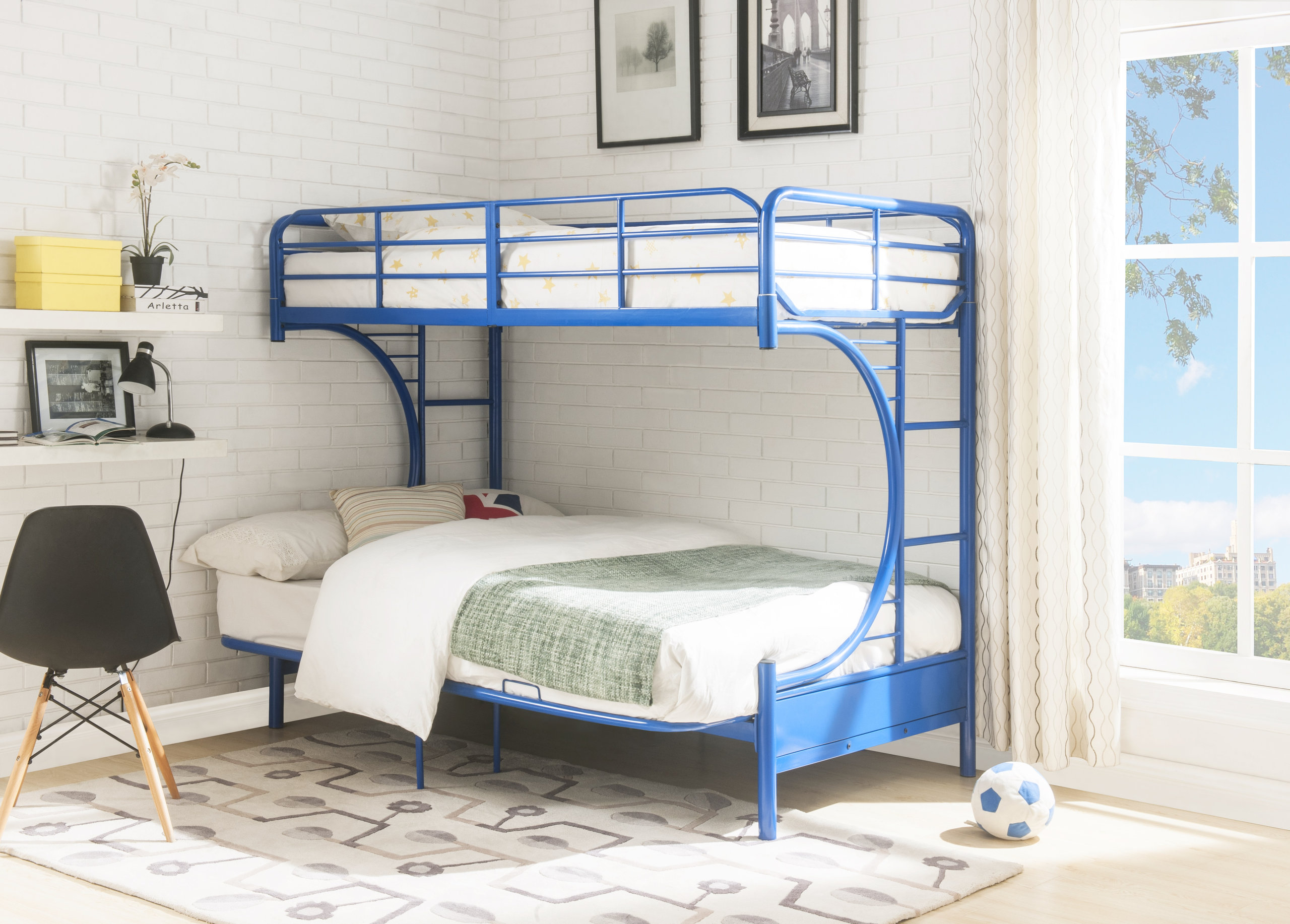 ACME Eclipse Twin/Full/Futon Bunk Bed 7 Colors - Contemporary - Bunk ...