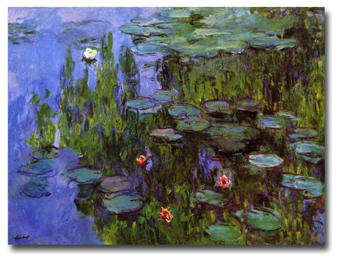 'Sea Roses' Canvas Art by Claude Monet, 14" x 19" - Traditional ...