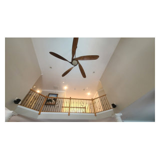 Baluster Replacement with metal - French Country - Staircase - New York ...