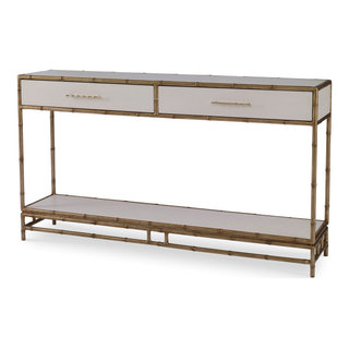 Ambella Home Collection Chinoiserie Console Table Linen - Asian ...