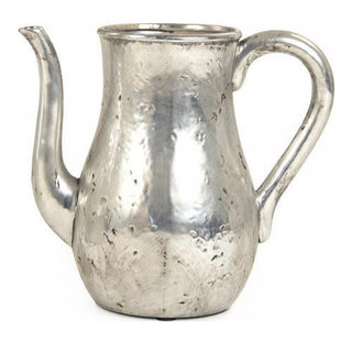 Distressed Metal Pitcher, Traditional Design - Farmhouse - Pitchers ...
