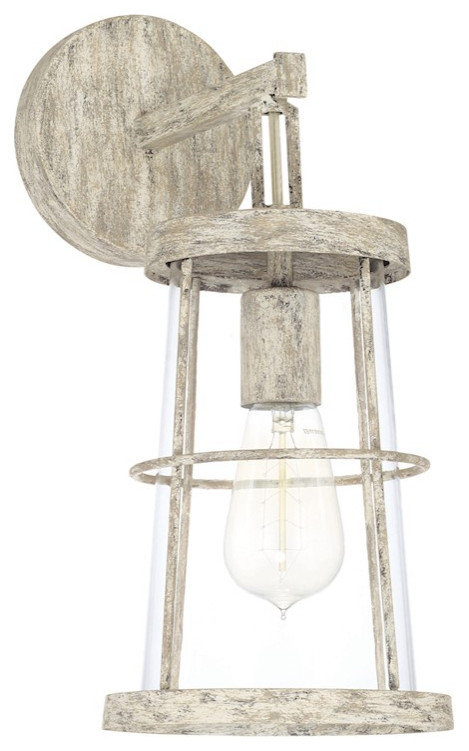 Capital Lighting Beaufort 1 Light 8" Sconce, Mystic Sand - Transitional ...