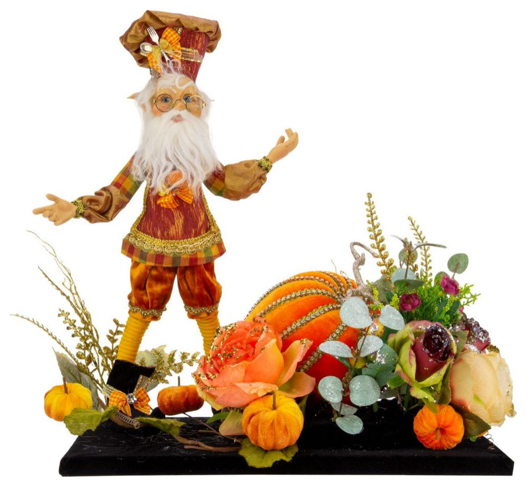 Mark Roberts 2021 Limited Edition Pumpkin Pie Elf Tablescape Figurine ...