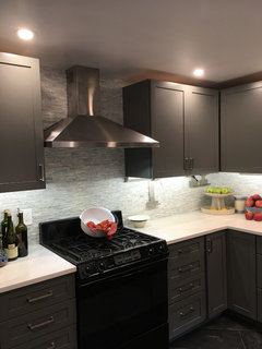 quartzite wrapped range hood? | Houzz Forum