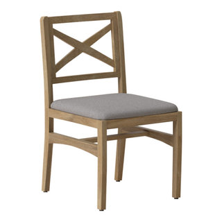 Xenia Dining Chair, Mango wood, Black Finish - Modern - Dining Chairs ...