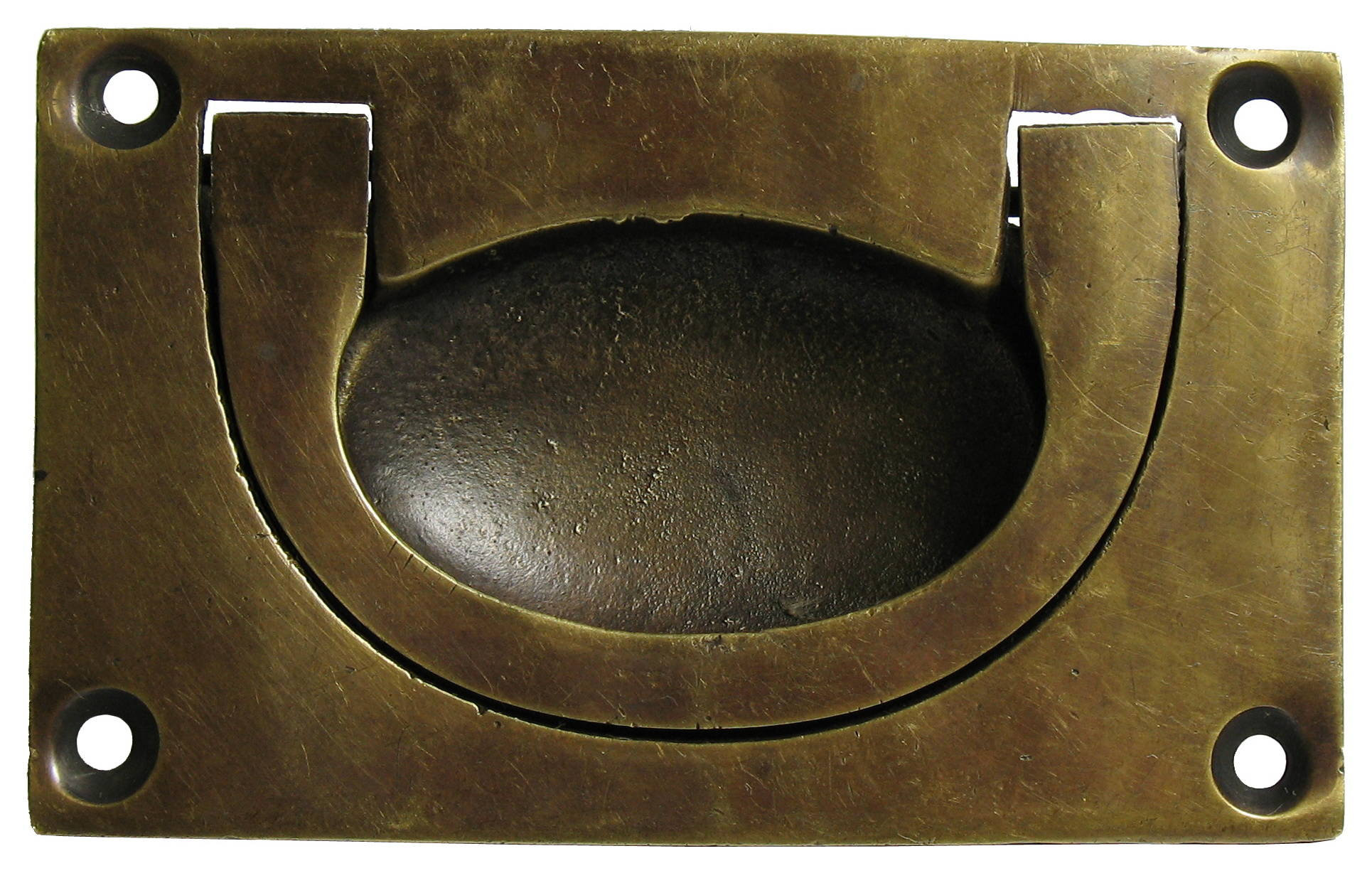 Rectangular Recessed Bin Pull - Traditional - Cabinet And Drawer Handle ...