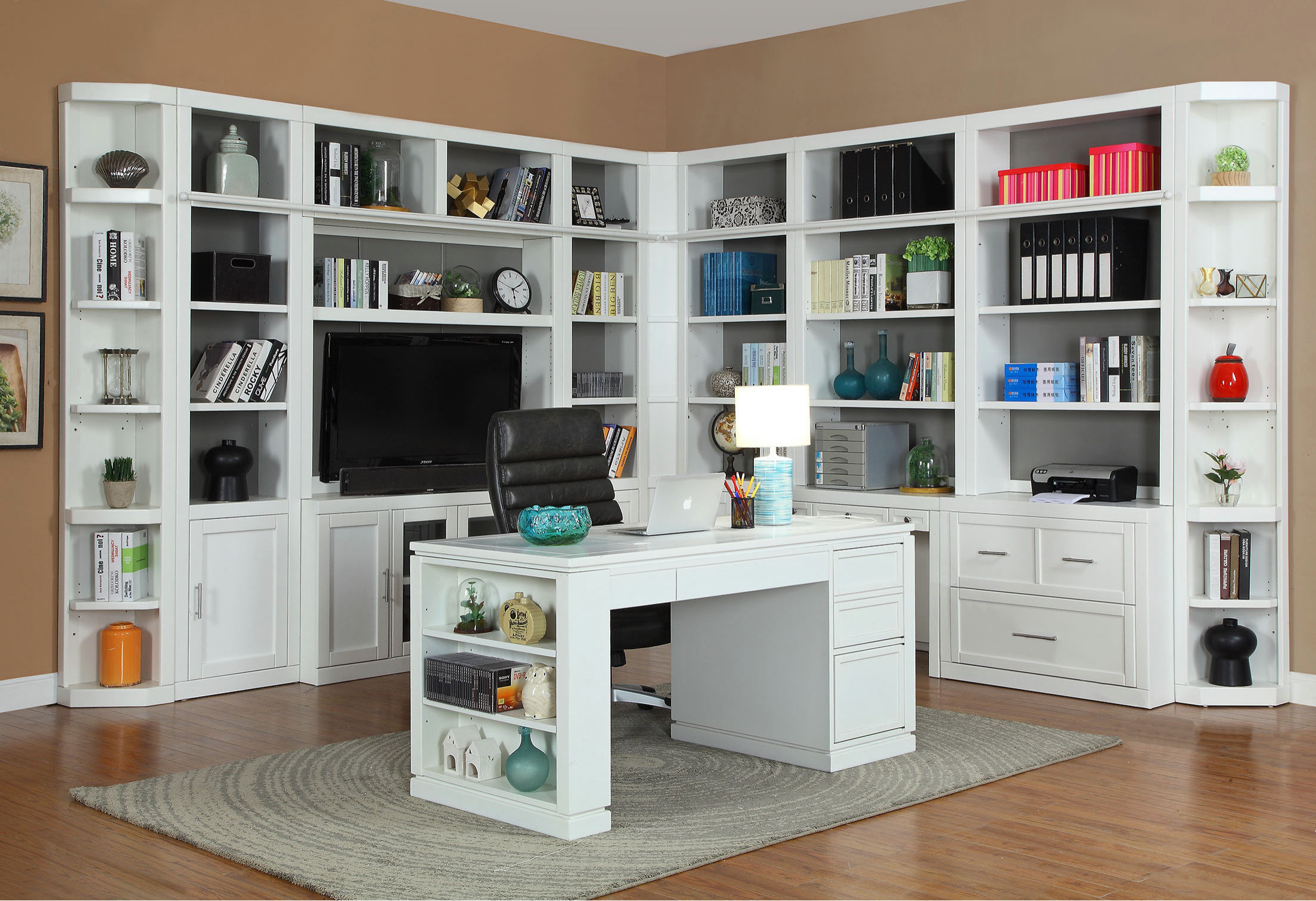 Parker House Catalina Two piece 60" Writing Desk With Power Center and ...