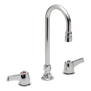 1.5 2-Lever Kitchen Faucet 3-Hole Without Side/Spray - Transitional ...