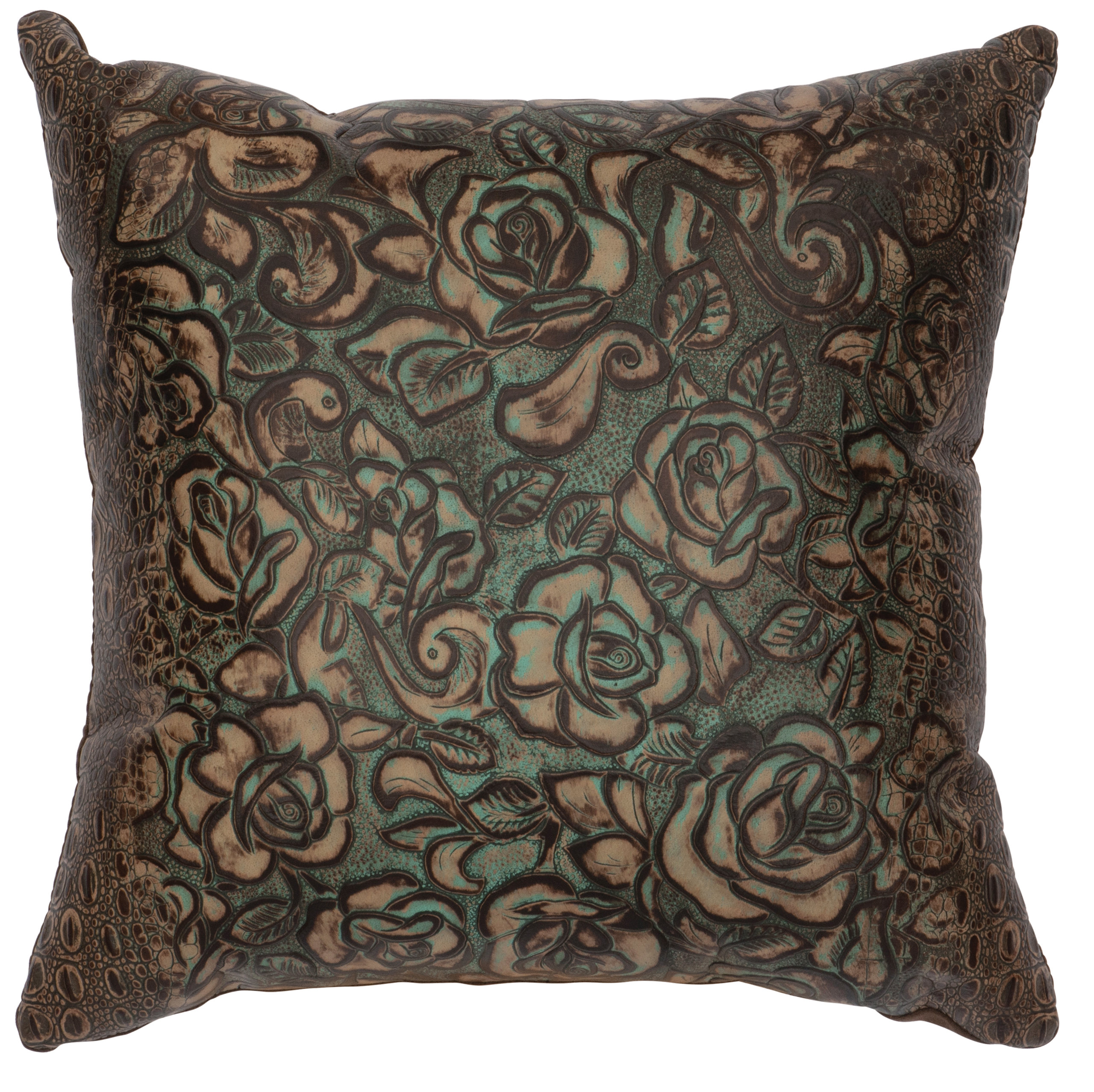 Sundance Embossed Pillow, 16" x 16" - Contemporary - Decorative Pillows ...