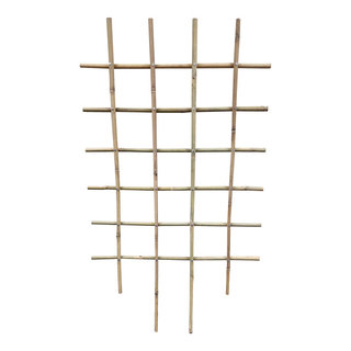 Bamboo Espalier Trellis 24" x 36" - Asian - Garden Trellises - by ...