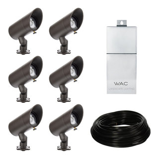 WAC Lighting 5311-30-6KIT WAC InterBeam 6"W 12V LED Flood Light ...