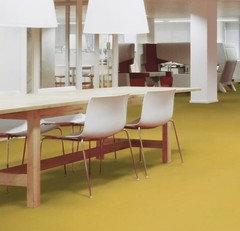 Bright yellow floor tiles and matching grout.... | Houzz UK