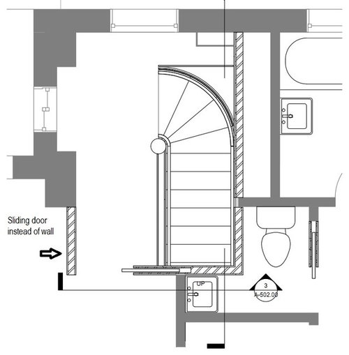Sliding or Barn doors meeting at right angles?