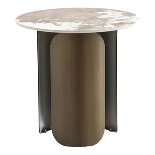 Manhattan Comfort Monica End Table, Single - Transitional - Side Tables ...