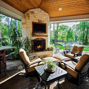 Austin Stone Fireplace | Houzz