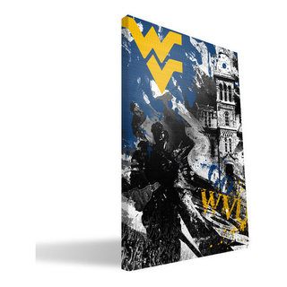 West Virginia University Mountaineers Spirit Canvas Print, 16"x24 ...