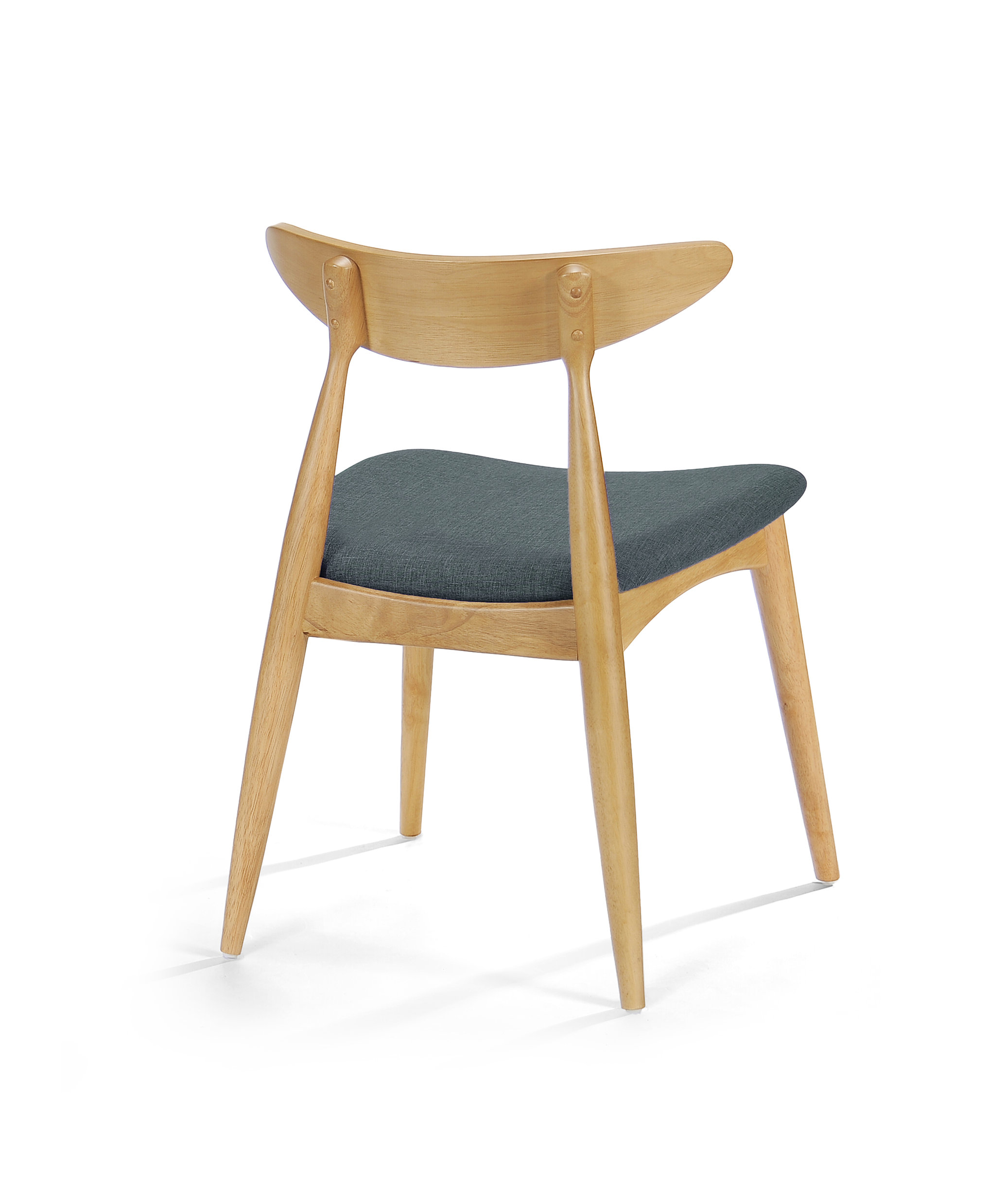 GDF Studio Issaic Mid Century Design Wood Dining Chairs, Set of 2 ...